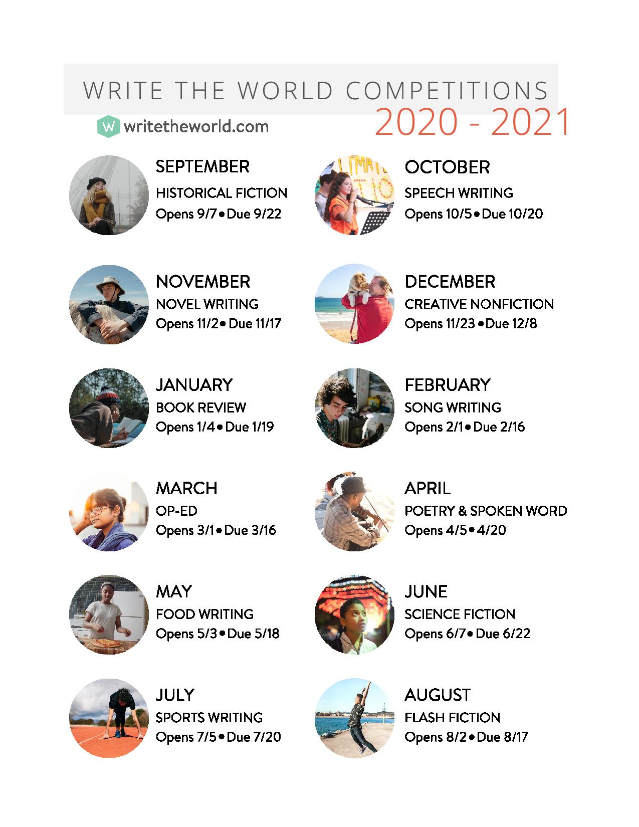 Write The World Series Writing Contest | Aralia