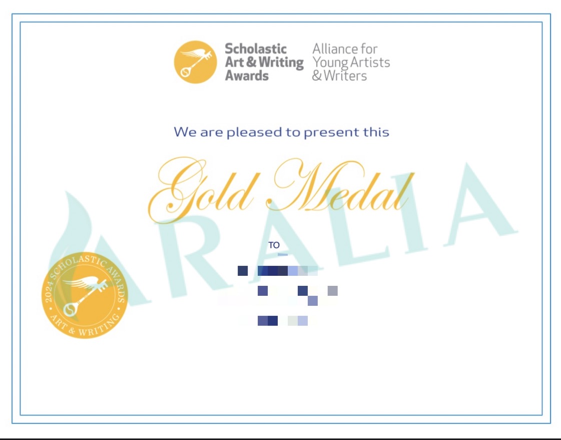 Aralia Students Won 3 National Gold Medals And 1 National Silver Medal ...